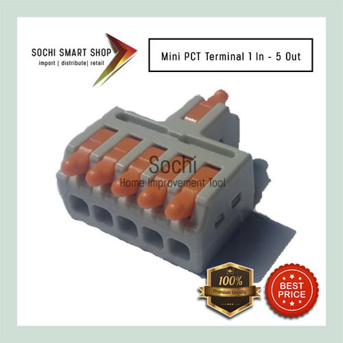 Jual Mini PCT Terminal D15 - Sambungan Kabel Listrik 1 in 5 Out ...