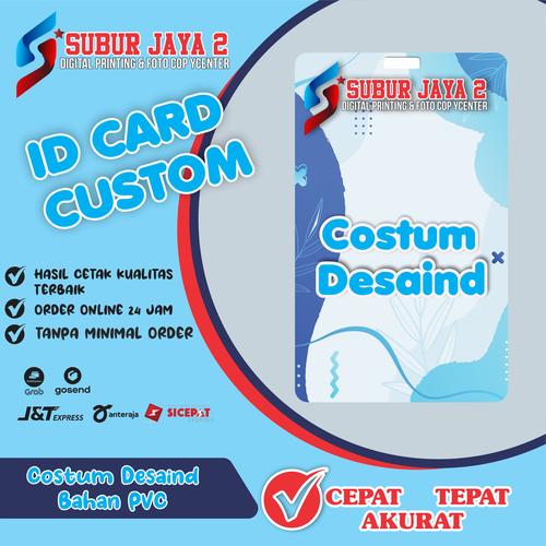 Jual Cetak ID Card / Kartu Member PVC Card Member Card Custom Kartu ID ...