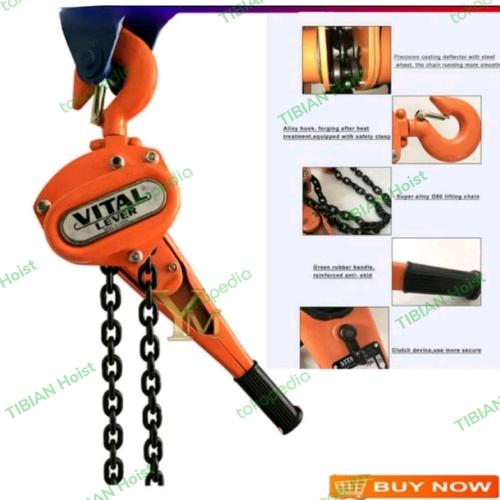 Jual LEVER BLOCK VITAL ukuran 1,6 TON x 1.5 Mtr VR2 -16. Made in JAPAN ...
