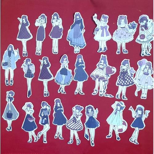 Jual Journaling Deco - Girls Sticker - Stiker Bujo Motif Girls_10 (1Set ...