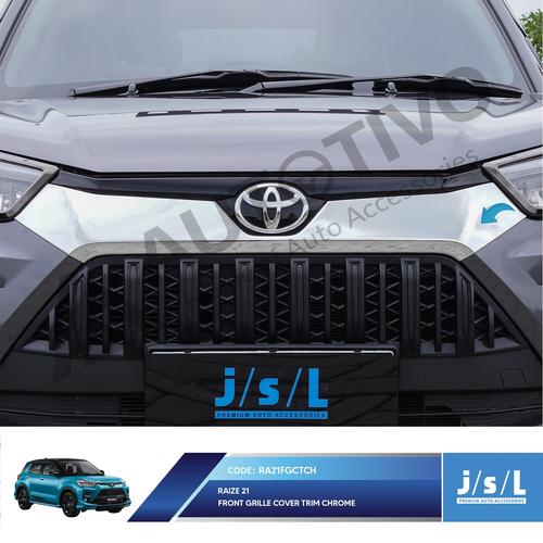 Promo Raize 2021 Front Grille Cover Trim Chrome JSL Cover List Grill ...
