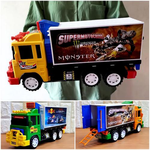 Jual Mainan Truk Kontainer Box Besar Murah - Miniatur Mobil Truck ...
