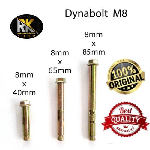 Jual Dynabolt M8 Dinabolt 8 Baut M8 Tembok Dingding Baut Mur Bracket TV ...