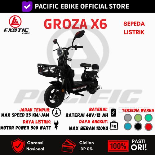 Promo SEPEDA LISTRIK PACIFIC EXOTIC GROZA X6 GROZA X 6 Cicil 0% 3x ...