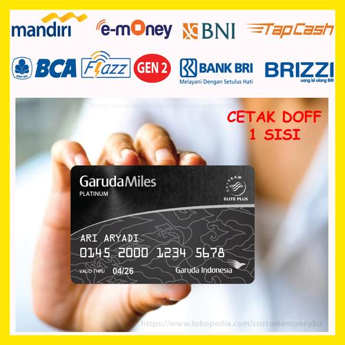 Jual Custom Mandiri Emoney Etoll BCA Gen 2 Kartu Gruda Grey Card - 1 ...