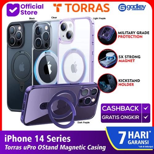 Promo Case iPhone 14 Pro Max Plus Torras uPro Matte Magnetic Casing - Black, 14 Plus Cicil 0% 3x ...
