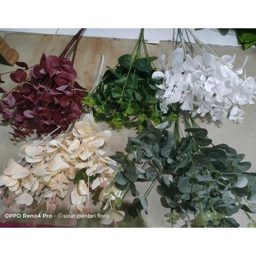 Jual ' DAUN DOLLAR ARTIFICIAL / TANAMAN HIAS DEKORASI / 1 LUSIN ...