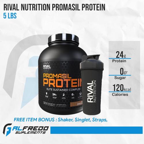 Jual RIVAL Nutrition Promasil Protein 5 Lbs 75 Servings - CHOCOLATE ...