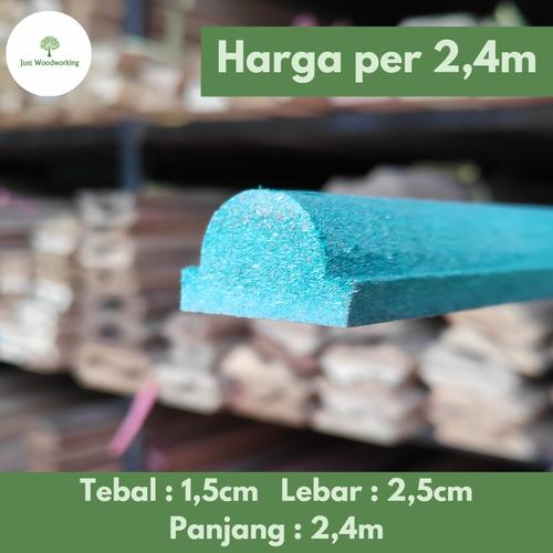 Jual JU-A8 LIST PROFIL HMR HIJAU WALL MOULDING WAINSCOTING WALL PANEL ...