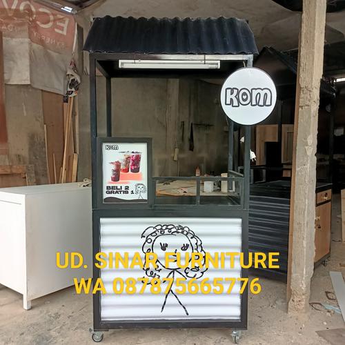 Jual booth minuman gerobak kekinian gerobak kuliner gerobak. design ...