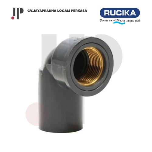 Jual Elbow / Knee Drat Dalam Kuningan PVC Rucika - Pipa 3/4" - Jakarta ...