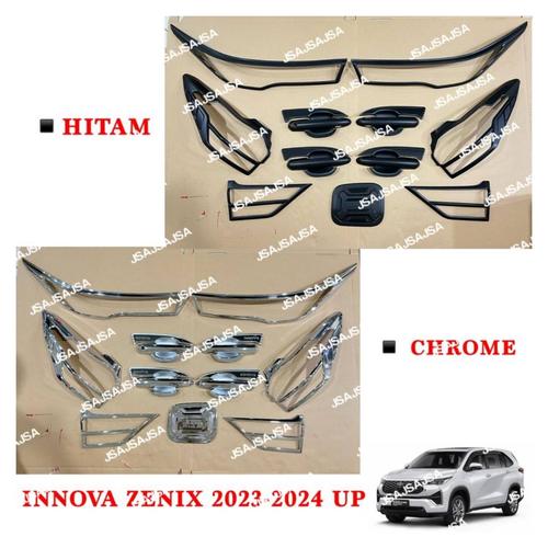 Jual Paket Garnish Outer Handle Tank Innova Zenix 2023 2024 Hitam ...