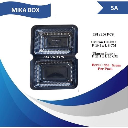 Jual MIKA PLASTIK MIKA BENING 5A KPM5 TEMPAT KUE MAKANAN NASI PUDING ...