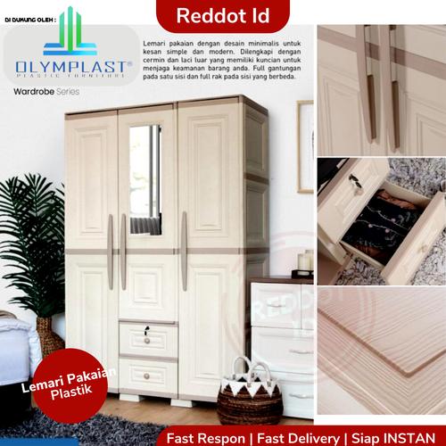 Jual Olymplast Lemari Pakaian Plastik OTC 3P-Modern Kualitas Terbaik ...