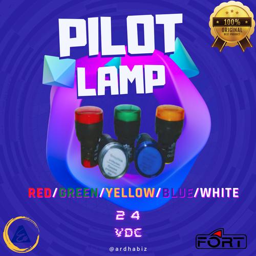 Jual Pilot Lamp LED 22mm 24VDC Red/Green/Yellow/Blue/White 'AD22-22DS ...