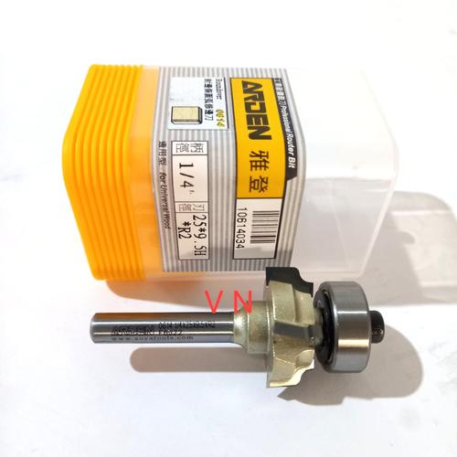 Jual Mata Router/Profil Edging R 2mm 4 Mata Pisau/Round Over Bit ARDEN ...