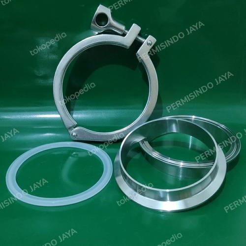 Jual CLAMP FERRULE SANITARY 4" (inch) set - Kota Bandung - PERMISINDO ...