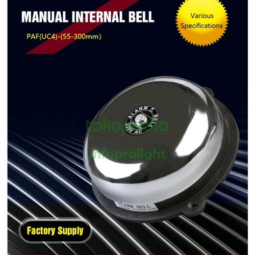 Jual BELL KRING 6" / 150mm BELL ALARM SEKOLAH INDUSTRI 220V - Silver ...