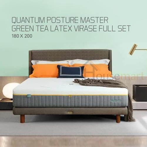 Jual Kasur Springbed Quantum Posture Master Green Tea Latex Virase Full ...