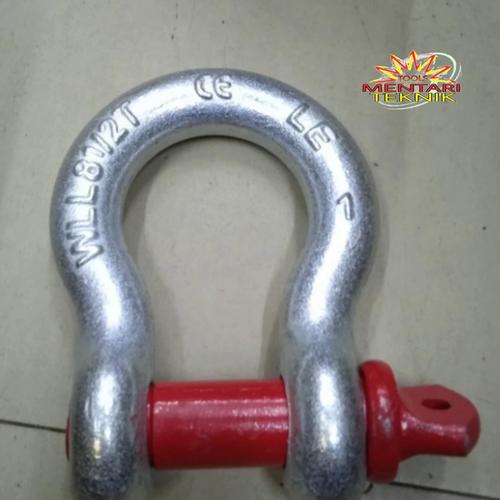 Jual Bow Shackle Omega 17 Ton -1 1/2 inch / Segel Screw Pin Sakel Omega ...