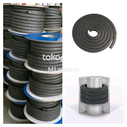 Jual gland packing carbon fiber / gland packing carbonized fiber ...