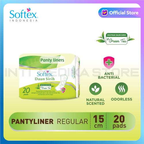 Promo SOFTEX - Pantyliner Pembalut Wanita Daun Sirih Green Tea Natural ...