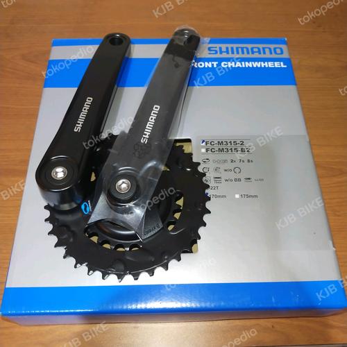 Jual Crank Gir Shimano FC-M315 Dual Speed 36-22T 170mm 7-8 Speed - Kota Tangerang - KJB BIKE ...