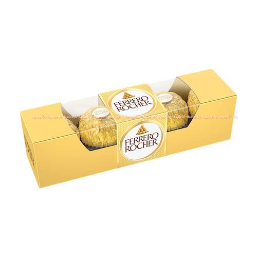 Jual Ferrero Rocher 5pcs Chocolate Gold 5 pcs Coklat Bulat Emas Ferero ...