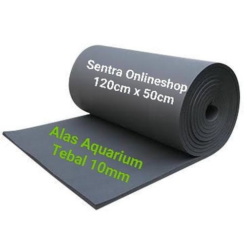 Jual Alas Aquarium 120cm x 50cm Tebal 10 & 8mm spons warna Hitam - 6mm ...