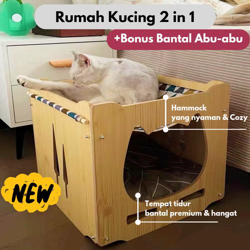 Jual Cat&Cat-Rumah Kucing Anjing Pet House, Kasur Hammock Kucing ...
