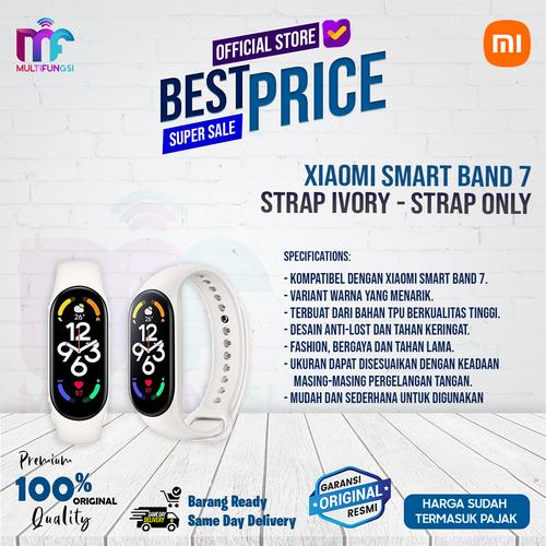 Jual Xiaomi Smart Band 7 Strap Ivory - Strap Only - Jakarta Pusat ...