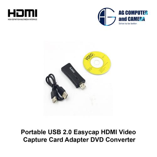 Jual Portable USB 2.0 Easycap HDMI Video Capture Card Adapter DVD Converter - Kab. Gianyar - AG ...