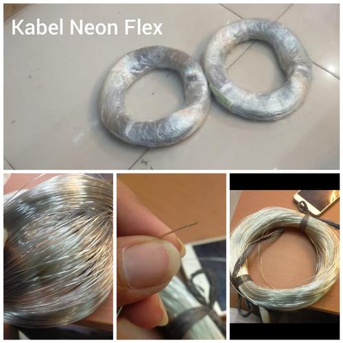 Jual Kabel tunggal install neon flex led strip transparent wires ...