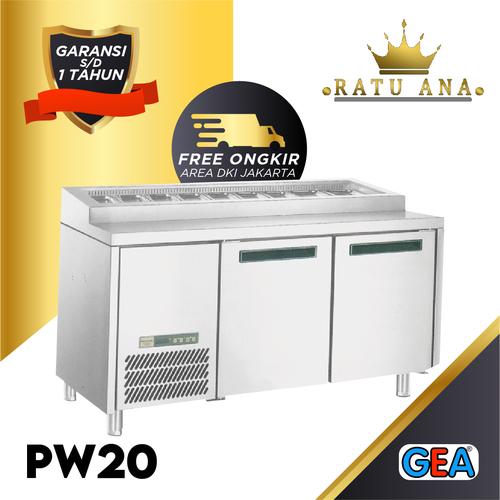 Jual GEA S/S UNDERCOUNTER CHILLER FOR SALADS&PIZZA PW20 / PW-20 / PW 20 ...