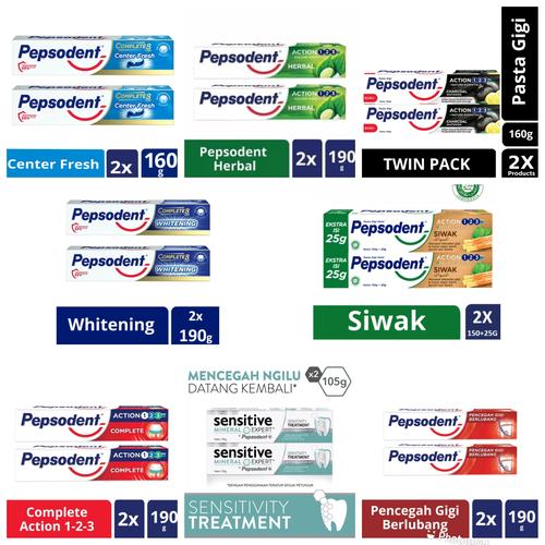 Jual Pepsodent All Varian Twin Pack - Whitening - Jakarta Timur ...