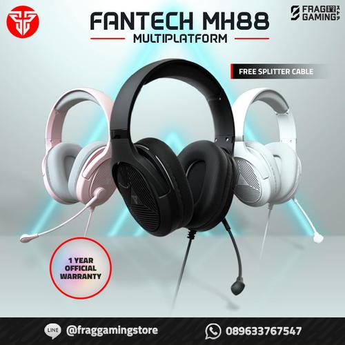 Jual Fantech TRINITY MH88 Multiplatform Headset Gaming Mobile FREE SPLITTER - Putih - Jakarta ...