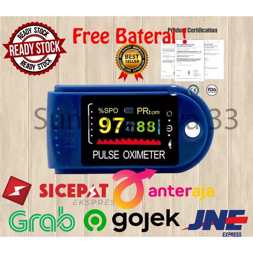 Jual Oximeter Fingertip Pulse Alat Pengukur Oksigen Darah Akurat ...