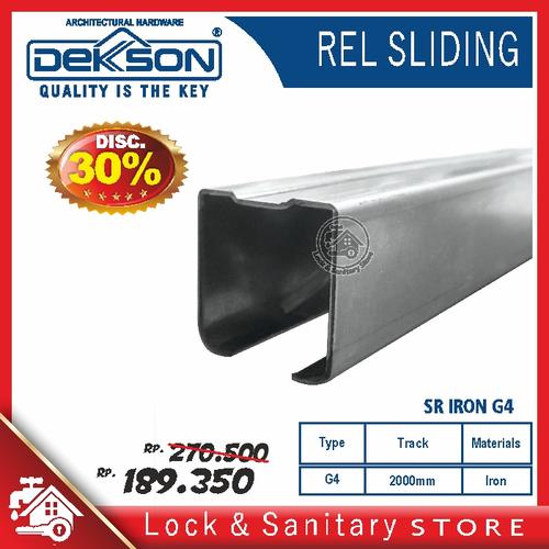 Jual Rel Sliding Dekson Dekkson SR Iron G4 2000mm Rel Sliding Besi ...