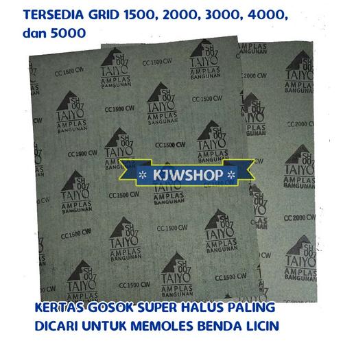 Jual Amplas Kertas Gosok Tahan Air Super Halus Waterproof Sanding Paper ...