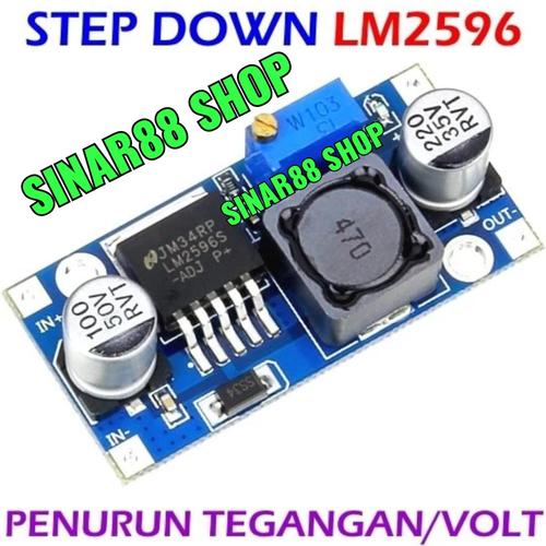 Jual LM2596 ADJUSTABLE DC TO DC STEP DOWN MODULE PENURUNAN TEGANGAN DC BUCK - Jakarta Barat ...