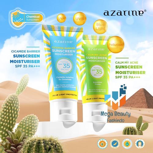 Jual Azarine Cicamide Barrier | Calm My Acne Sunscreen Moisturiser ...