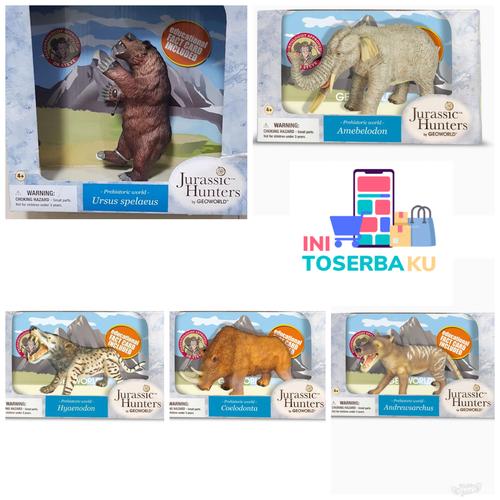 Jual DINOSAURUS JURASSIC HUNTERS GEOWORLD MAINAN ANAK BINATANG - A ...