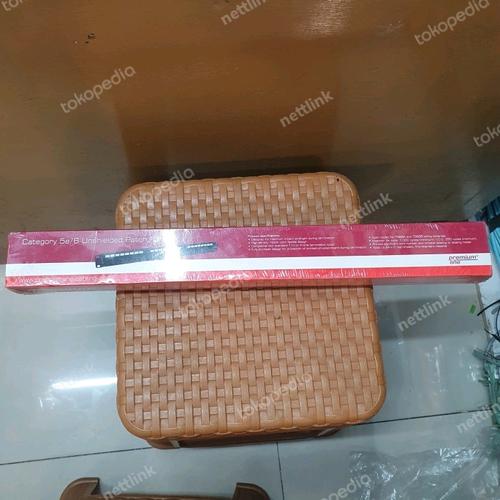 Jual patch panel 24 port cat 6 premiumline lengkap modular original ...