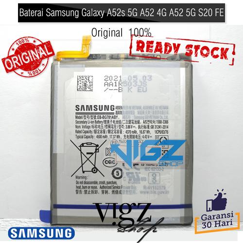 Jual Baterai Samsung Galaxy A52s 5G A52 4G A52 5G S20 FE Original 100% - Jakarta Pusat ...