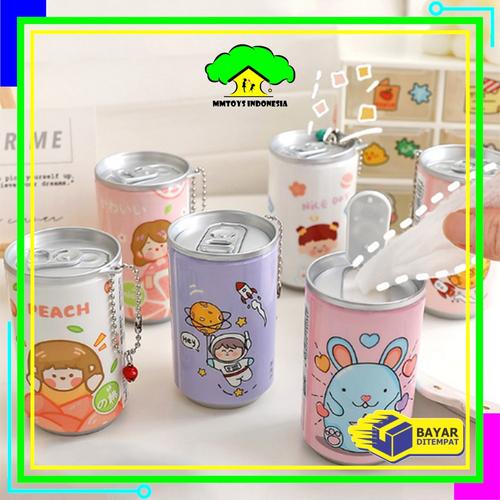 Promo MI-C792 Tissue Basah Kaleng Mini Korea Karakter Lucu Isi 30 ...