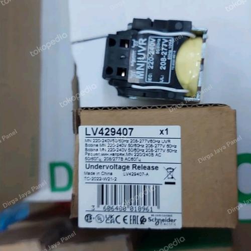 Jual uvt mccb LV429407 NSX CVS 100-630A 220Vac Schneider Original ...