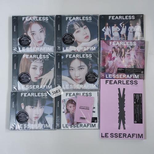 Promo ALBUM LE SSERAFIM FEARLESS JAPAN EDITION (READY STOCK WITH POB ...