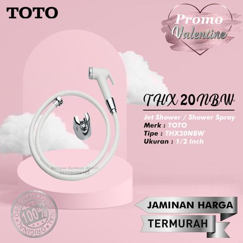 Jual JET SHOWER TOTO PUTIH / JET SPRAY ORIGINAL TOTO THX20NB - Kota ...