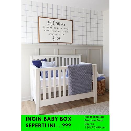 Jual Box Bayi Kayu Solid Ranjang Bayi Tempat Tidur Bayi Tempat Bayi ...