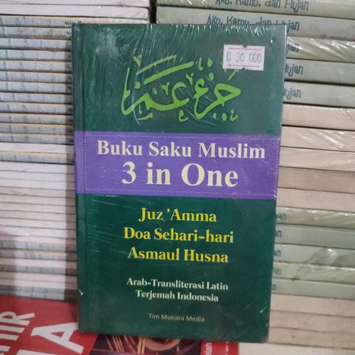 Jual Buku saku muslim 3 in one. juz'amma,doa sehari-hari,asmaul husna ...